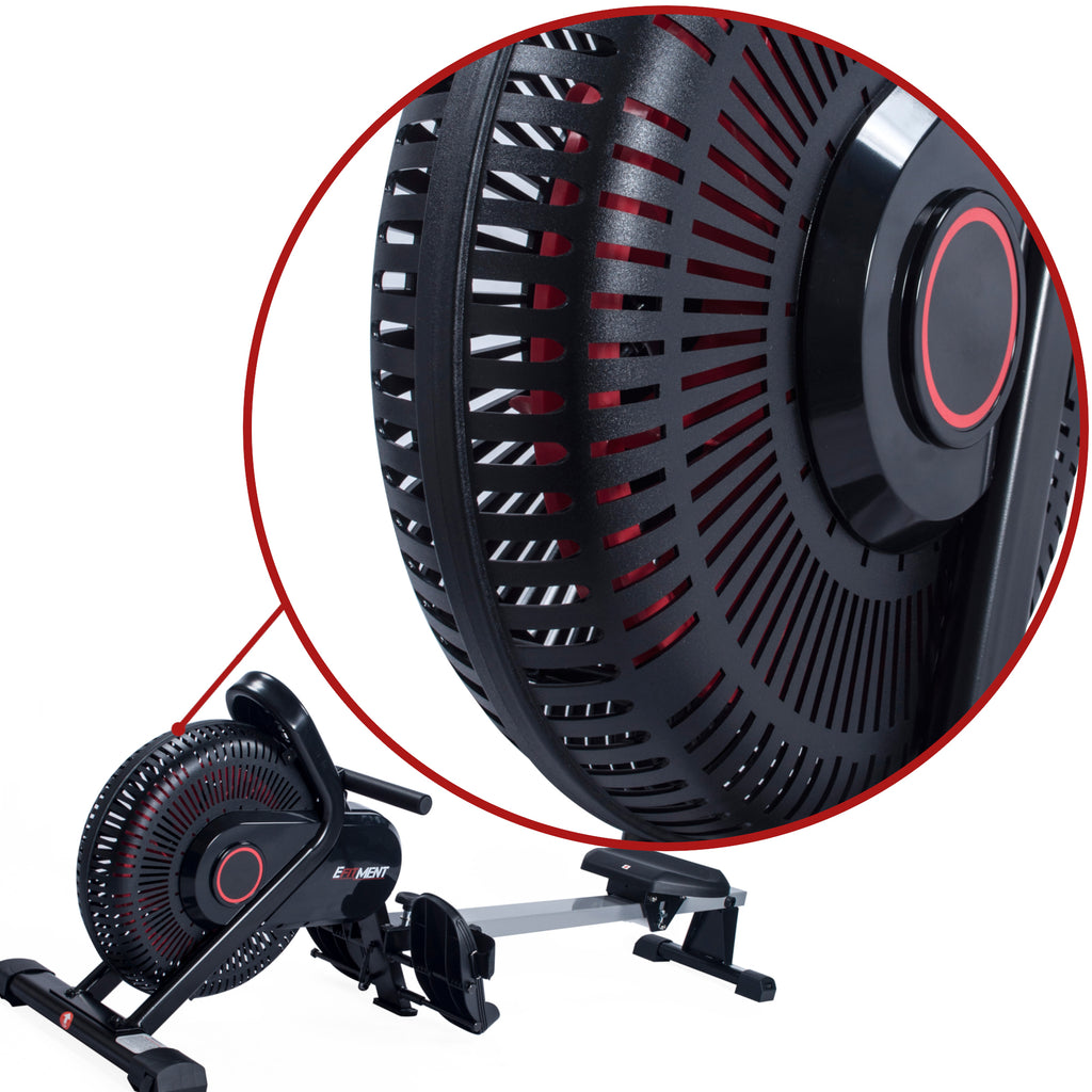 EFITMENT Aero Air Fan Rowing Machine Rower w/ Monitor - RW036 – ZooVaa